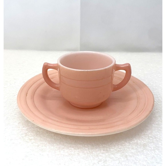 Hazel-Atlas | Dining | Vintage Hazel Atlas Little Hostess Pink Glass ...
